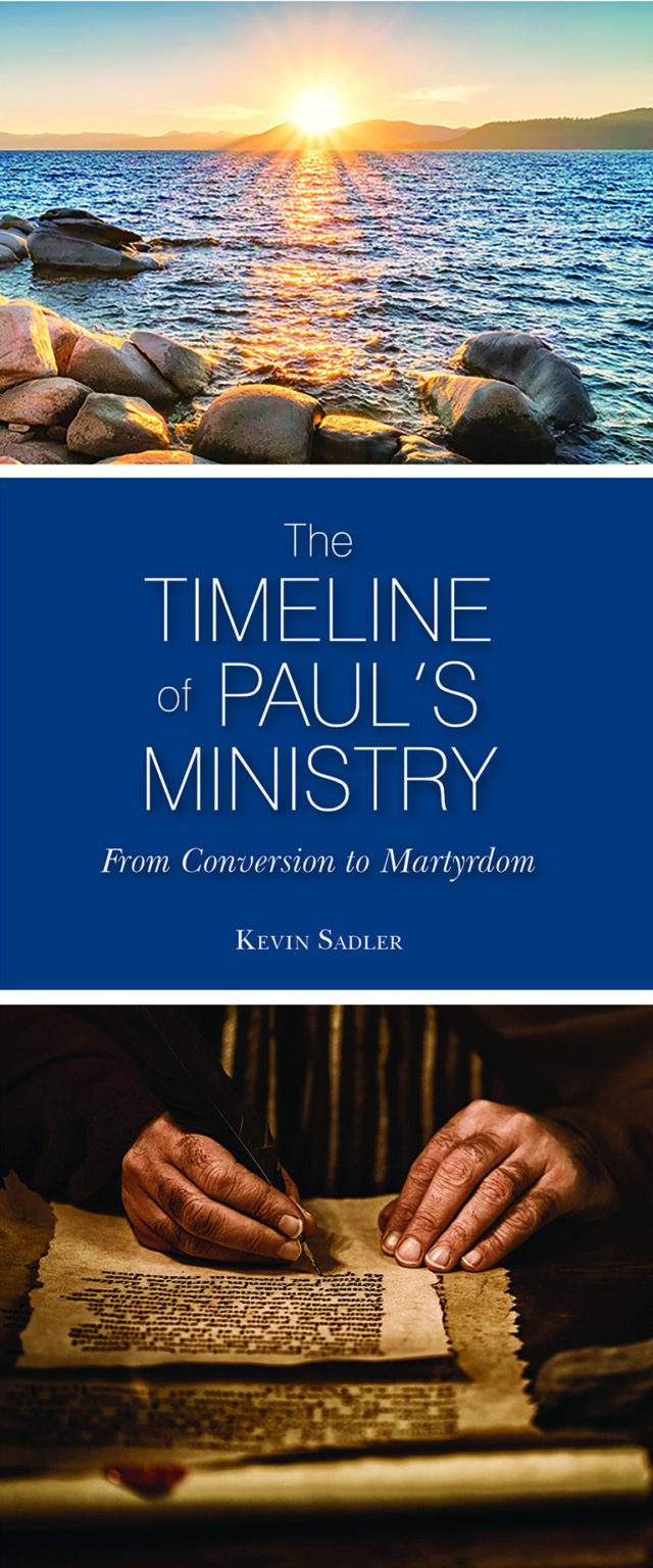Fold-Out Chart: The Timeline of Paul’s Ministry, Conversion to ...