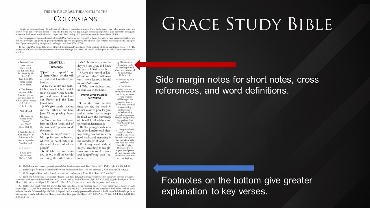 Bible: Grace Study Bible – Berean Bible Society Store